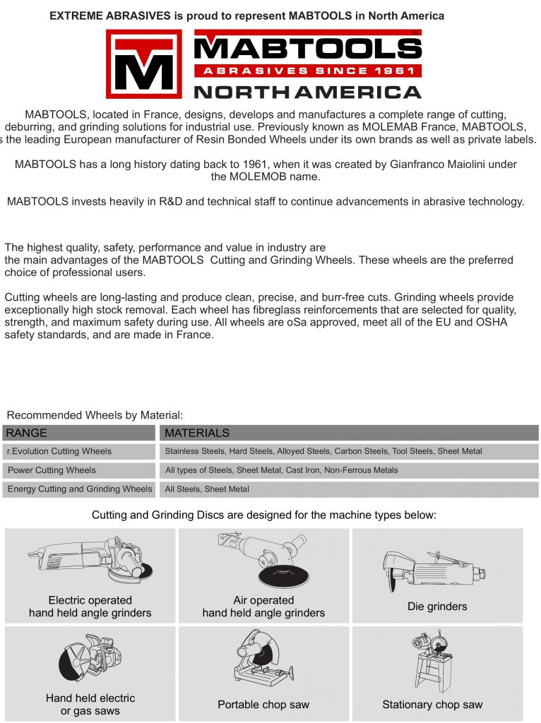 Cutting and Grinding Wheels Application Guide - Extreme Abrasives ...