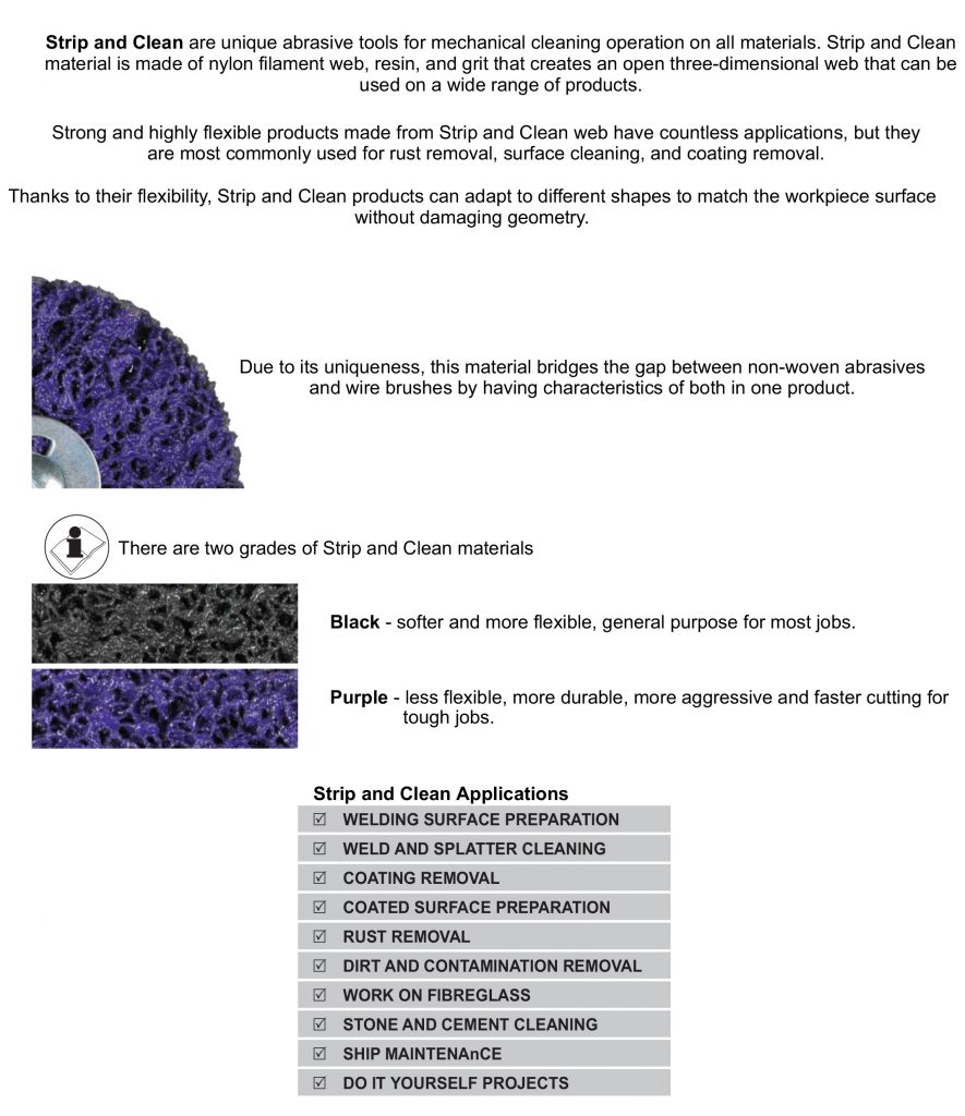 Strip and Clean Application Guide - Extreme Abrasives | Extreme Abrasives